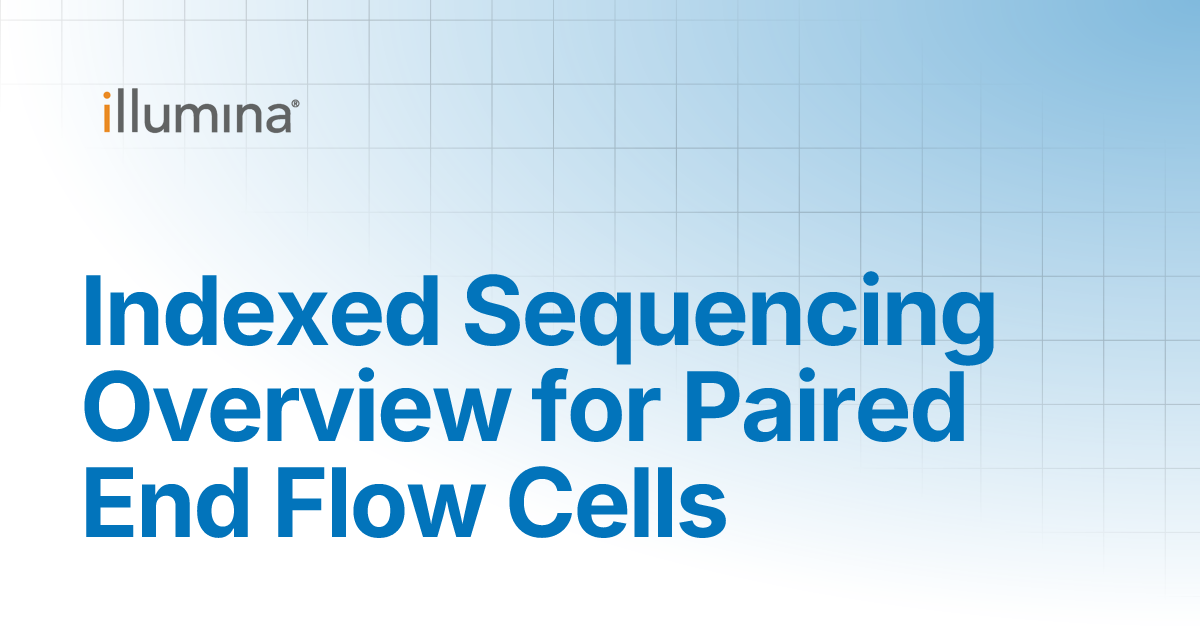 Indexed Sequencing Overview for Paired End Flow Cells | Illumina Knowledge